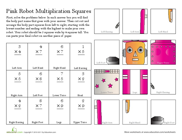 Build Robot Multiplication 3 | PDF
