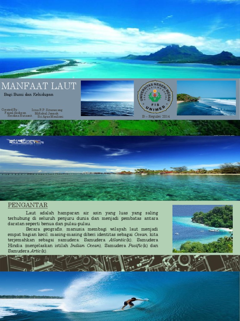 Manfaat Laut Bagi Bumi Dan Kehidupan | PDF