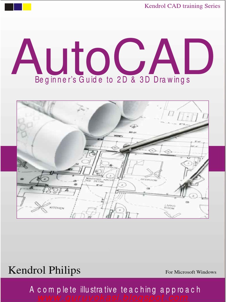 AutoCAD Beginner's Guide: 2D & 3D | PDF | Auto Cad | Bathroom
