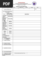 Learning Competency/ies:: Detailed Lesson Plan (DLP) Format | PDF | Learning | Lesson Plan