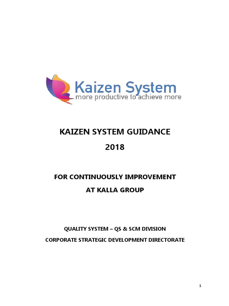 Guide Kaizen | PDF