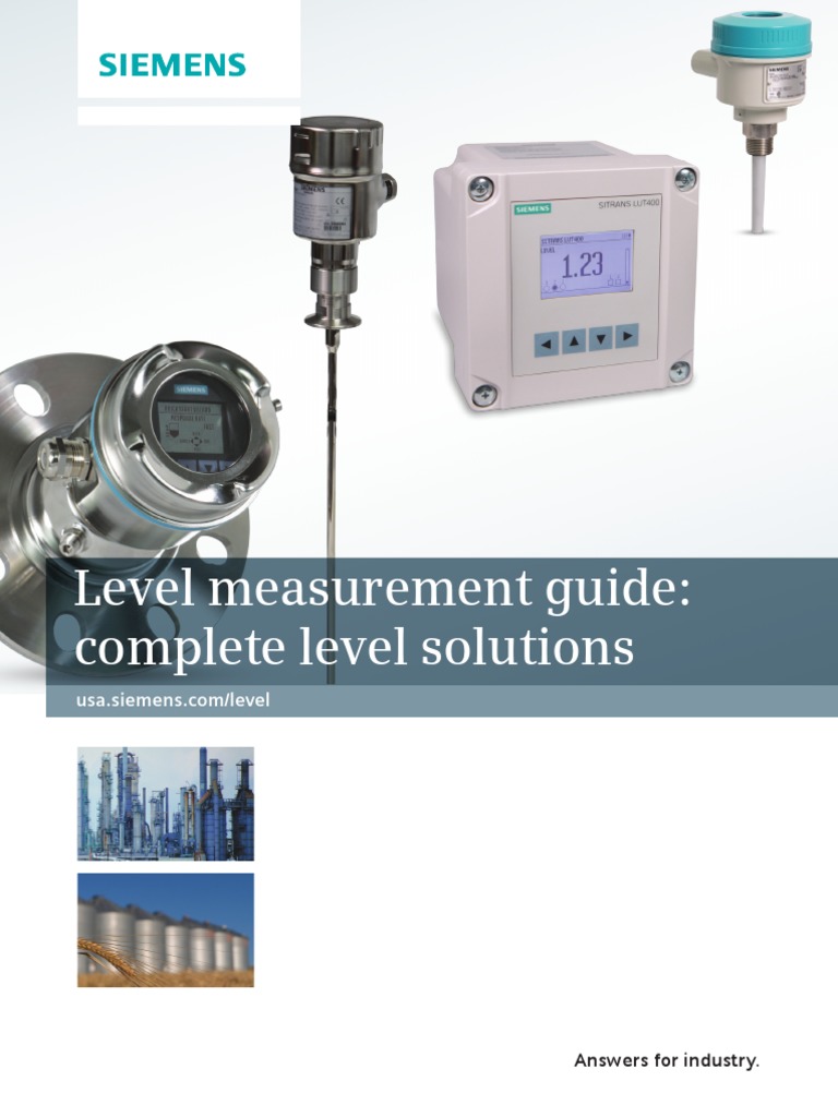 Level Measurement Guide: Complete Level Solutions: Answers For Industry ...