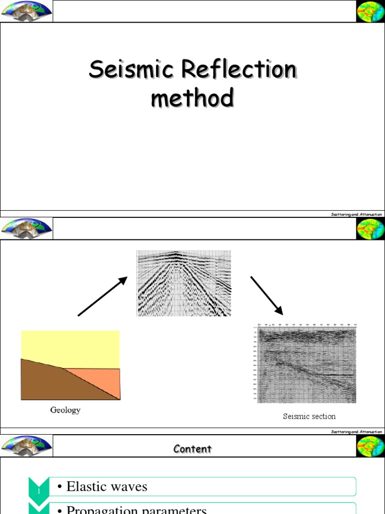 Seismic Reflection Method - V3 | PDF | Reflection Seismology | Attenuation