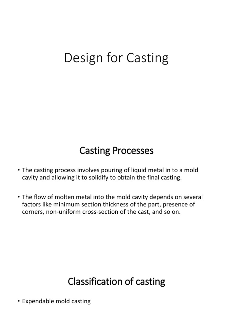 Casting | PDF | Casting (Metalworking) | Business Process