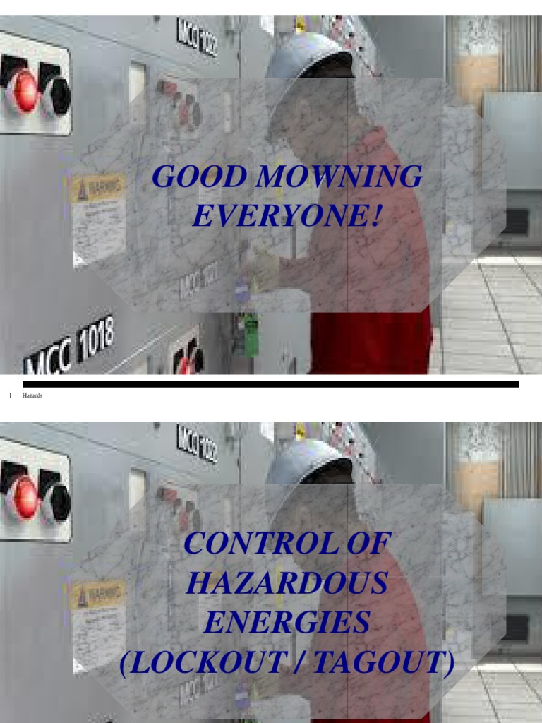 Control of Hazardous Energy | PDF | Safety | Energy And Resource