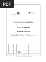 Technical Bid Evaluation Report | PDF | Duct (Flow) | Engineering