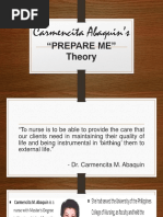 Carmencita M. Abaquin: Prepare Me Theory | PDF | Nursing | Relaxation ...