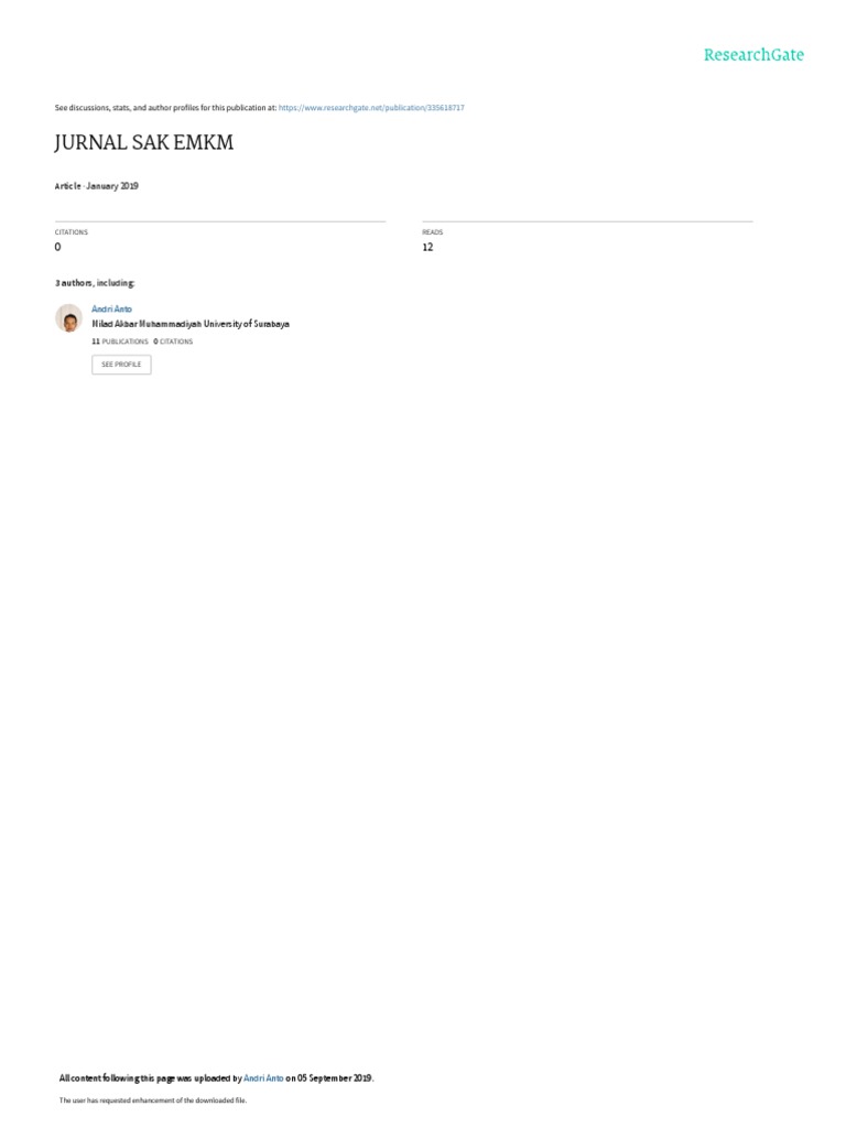 Jurnal SAK EMKM | PDF | Accounting | Business