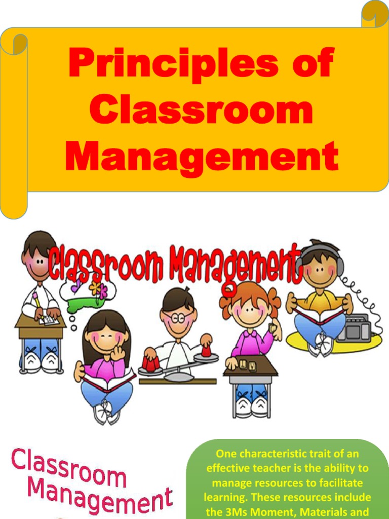Key Principles of Classroom Management | PDF | Classroom Management ...
