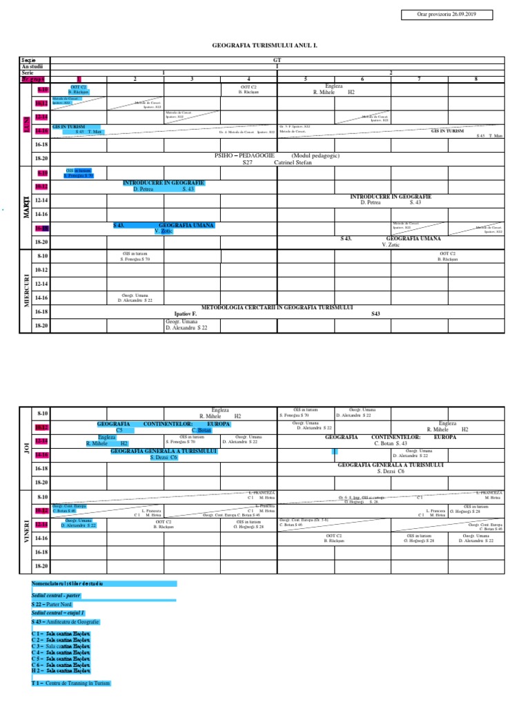 ORAR Colorat PT Buti | PDF