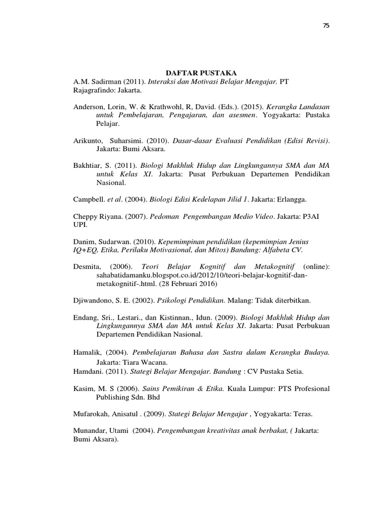 Daftar Pustaka Dety | PDF