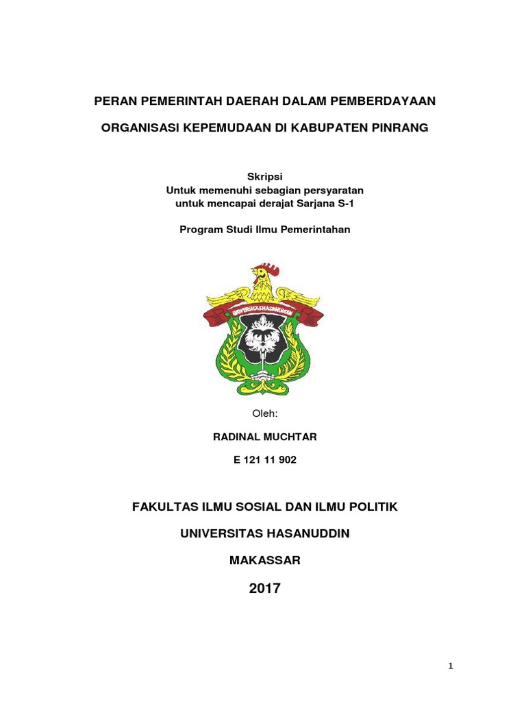 Skripsi Radinal | PDF