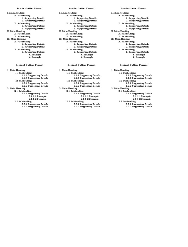 Number-Letter Format Number-Letter Format Number-Letter Format | PDF ...