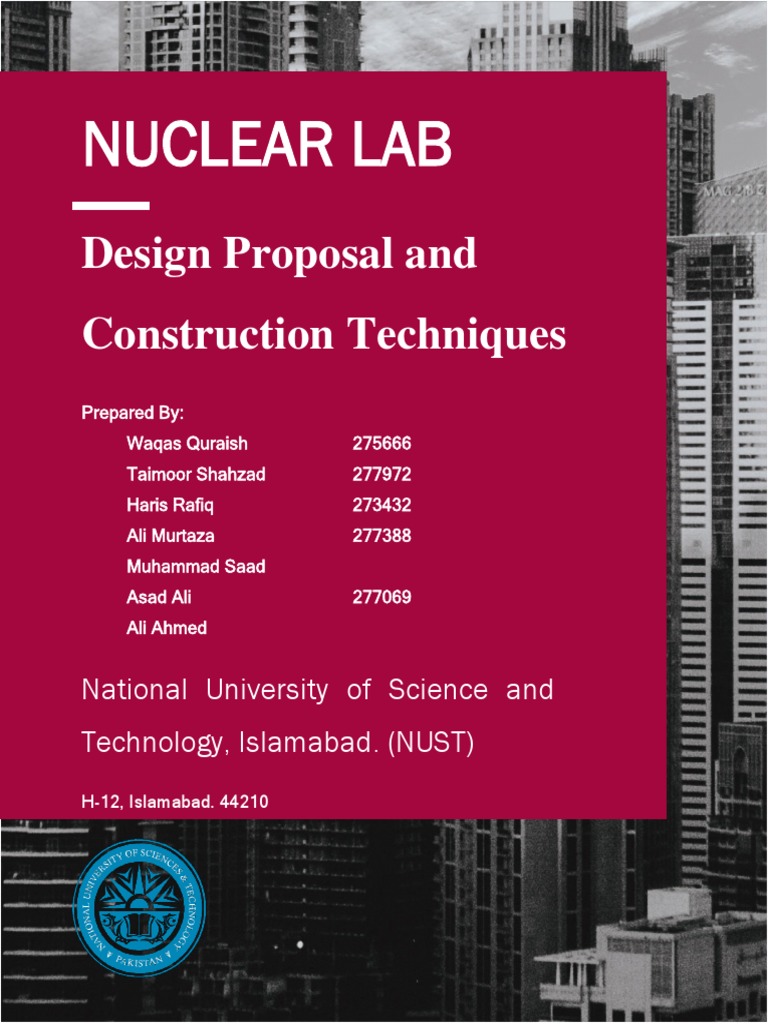 Nuclear Lab: Design Proposal and Construction Techniques | PDF ...