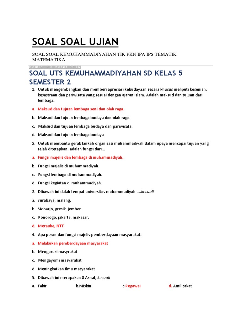 Soal. KMD | PDF