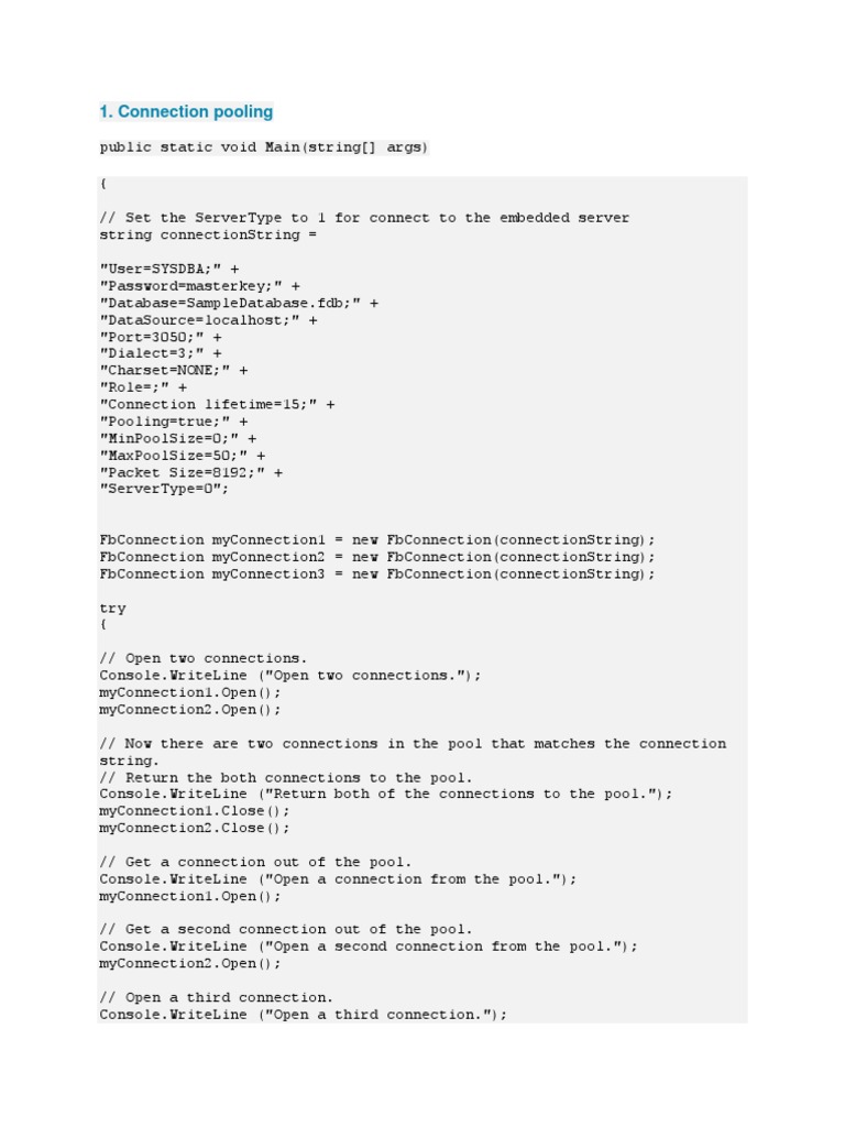 Connecting To Firebird Database | PDF | Software Engineering | Computing