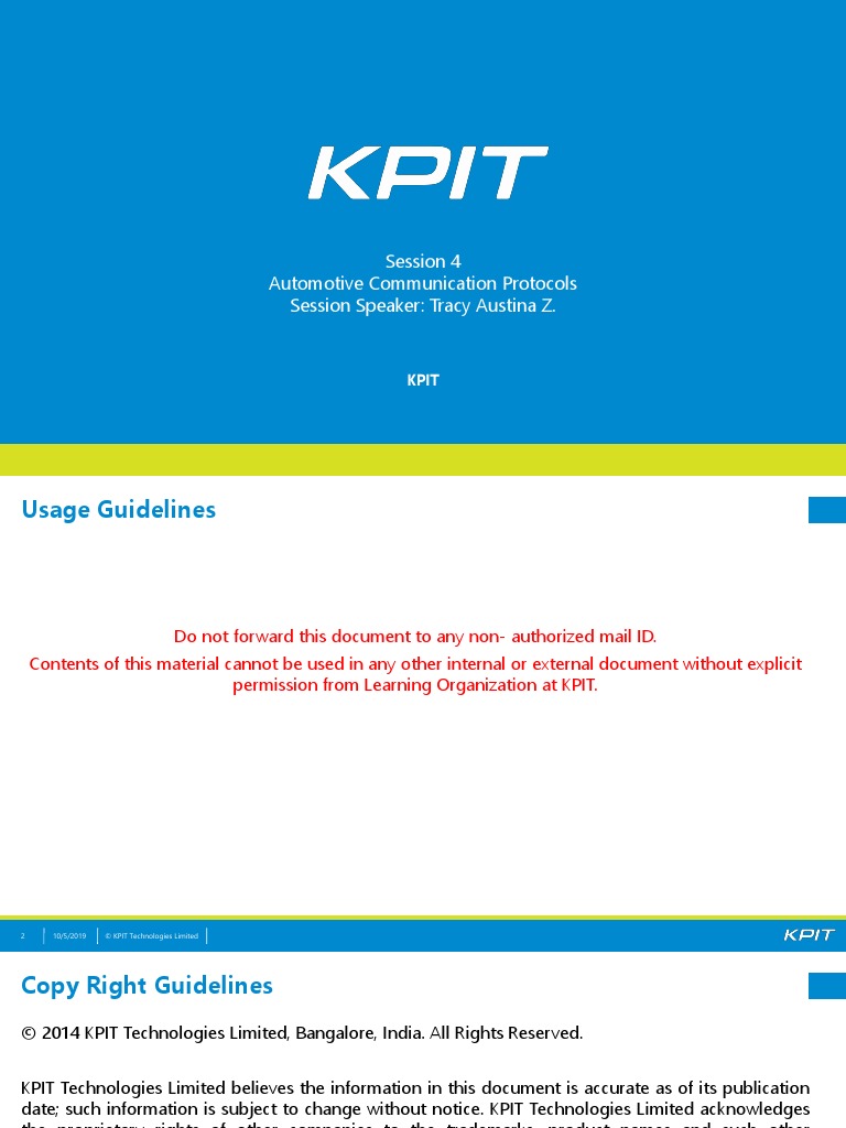 Automotive Communication Protocols - New | PDF | Osi Model ...