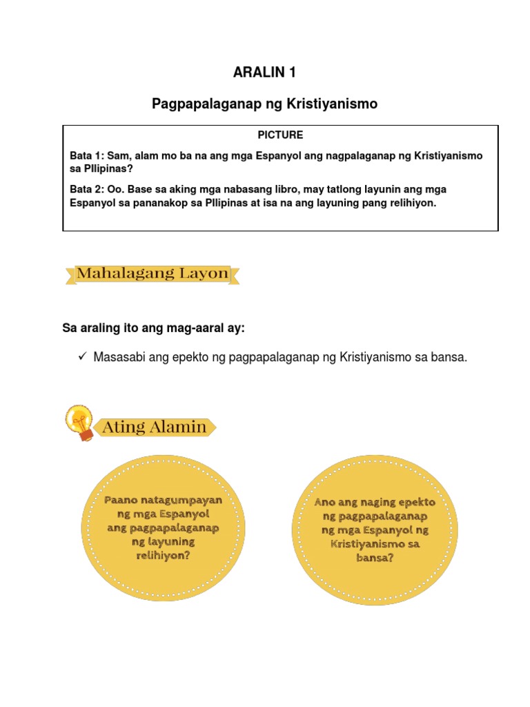 Aralin 1 Dyna28329 | PDF