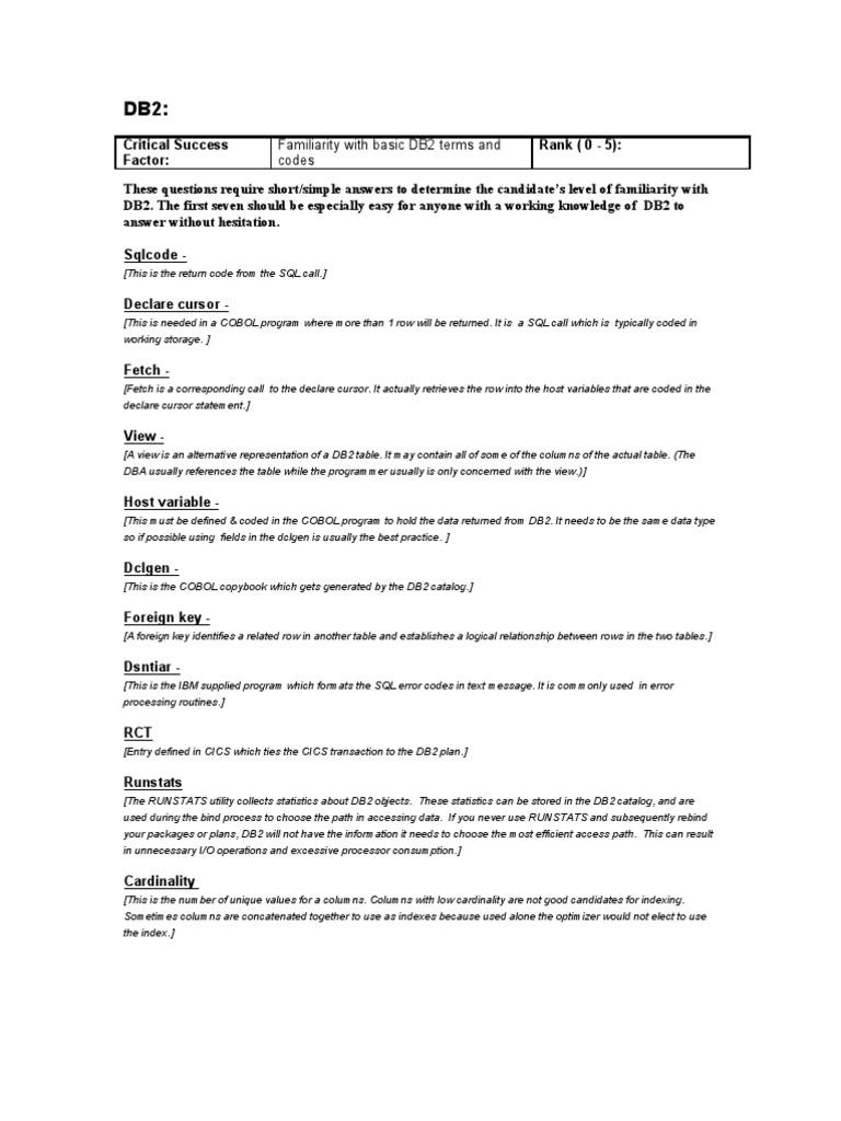 Db2-What Is What | PDF | Database Index | Ibm Db2