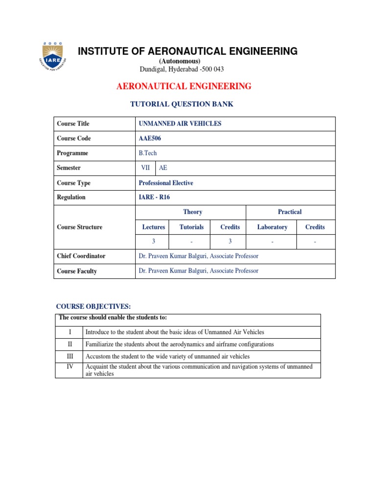 UAV Question Bank | PDF | Unmanned Aerial Vehicle | Aircraft