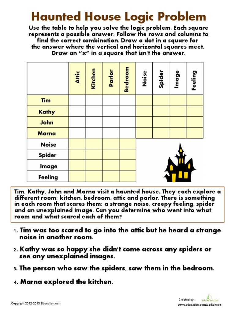 Halloween-Logic Story PDF | PDF
