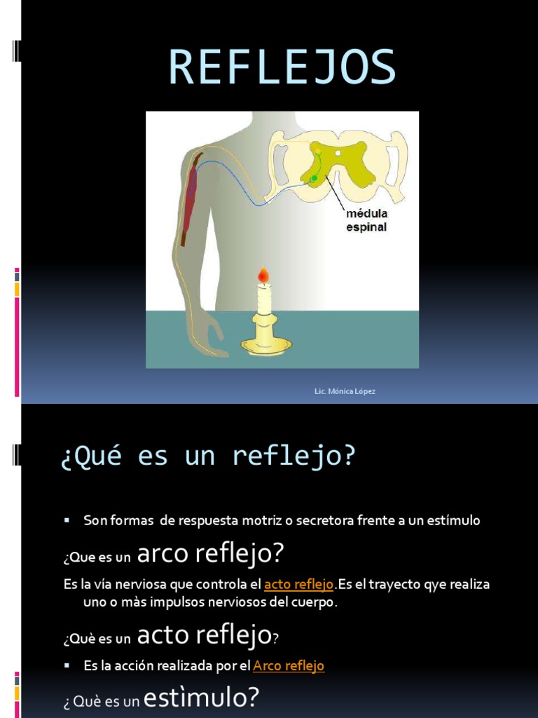 Reflejos | PDF | Estímulo (fisiología) | Fisiología