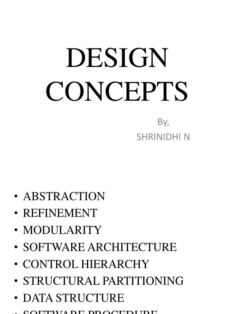 Design Concepts 1 | Download Free PDF | Abstraction (Computer Science) | Array Data Structure