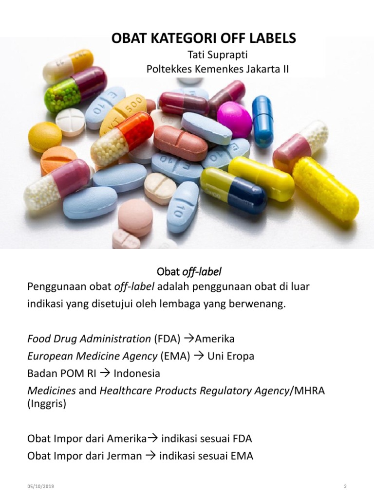 PPT Obat Off Label 29 Juli 2019 | PDF