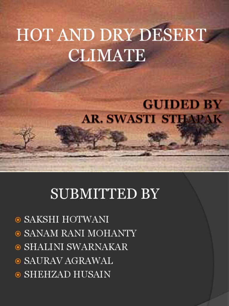 Hot and Dry Climate | PDF | Climate | Precipitation