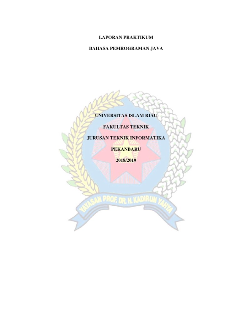 Laporan Praktikum Java | PDF