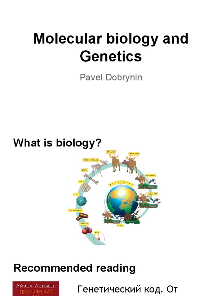 Biology Molecular | PDF | Science & Mathematics
