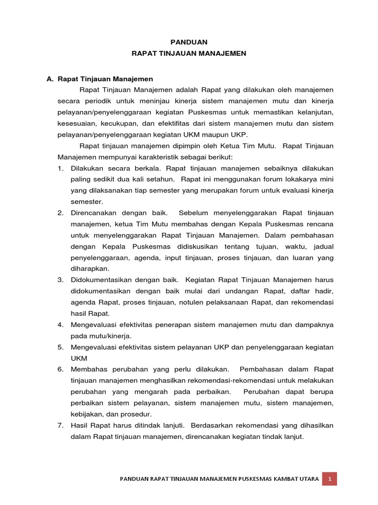 Panduan RTM | PDF
