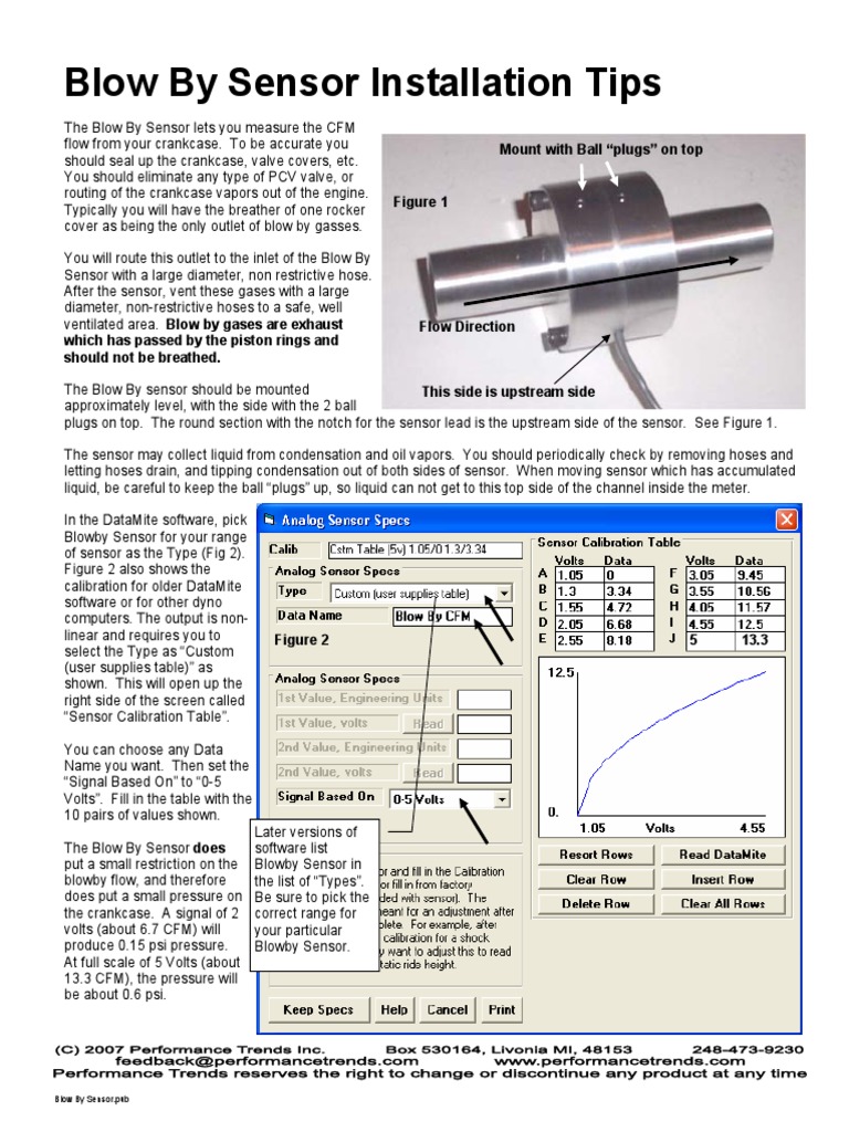 Blow by Sensor Installation Tips: Mount With Ball "Plugs" On Top ...