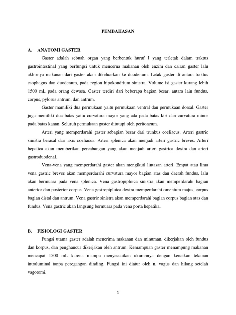 Perforasi Gaster | PDF