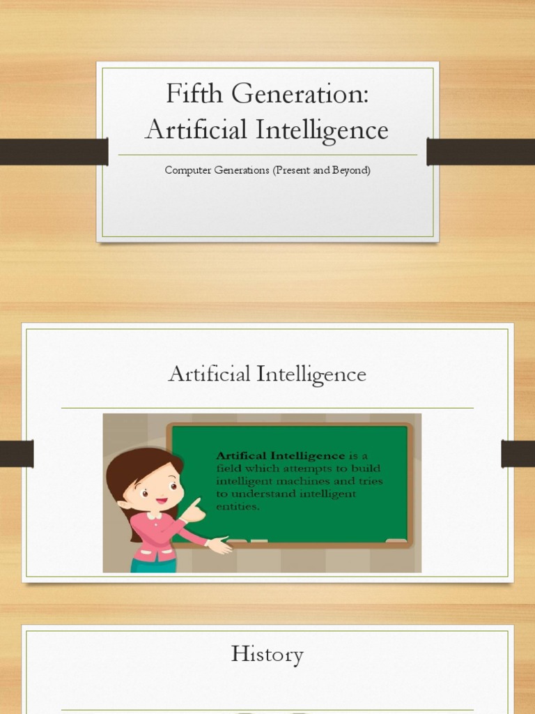 Fifth Generation: Artificial Intelligence: Computer Generations ...