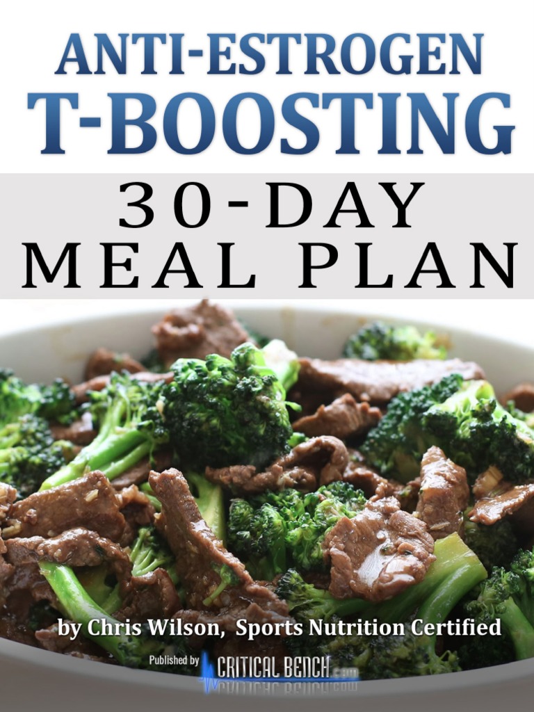 Anti Estrogen T Boosting 30 Day Meal Plan PDF | PDF | Salad | Meal