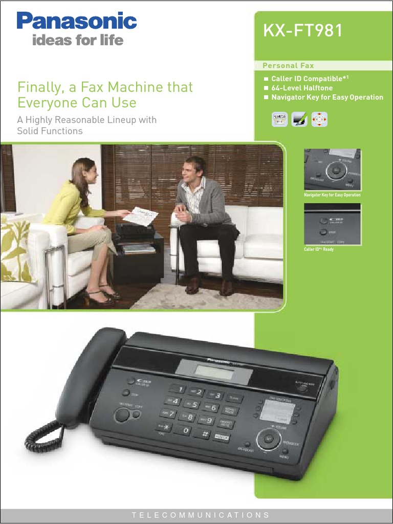 Fax Machine Phone PDF | PDF | Mains Electricity | Fax