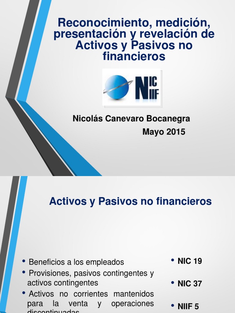 Esan Nic 19 Nic 37 y Niif 5 | PDF | Beneficio (economía) | normas ...