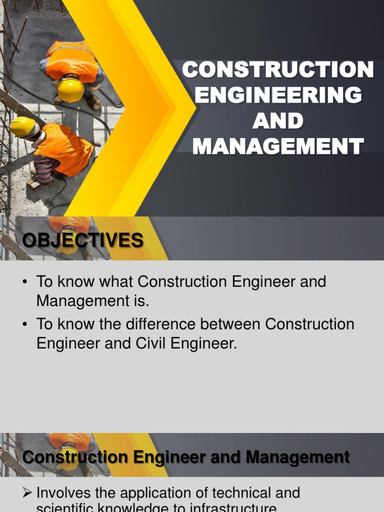 Construction Engineering AND Management | PDF | Engineering | Civil ...