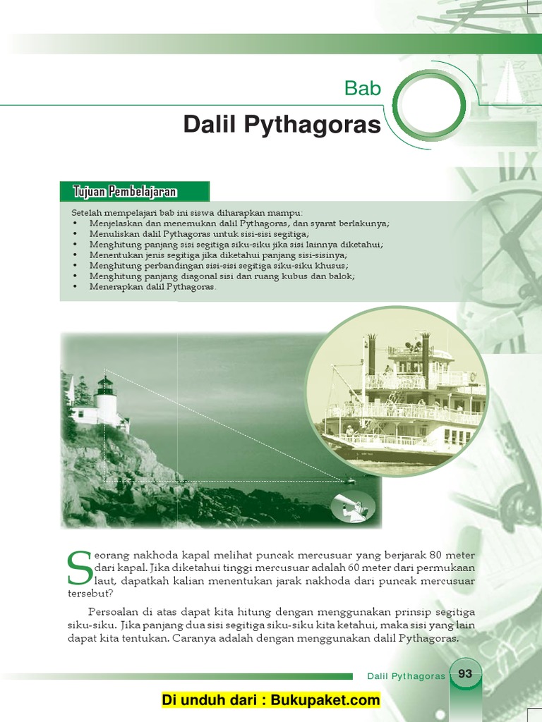 Bab 5 Dalil Pythagoras | PDF