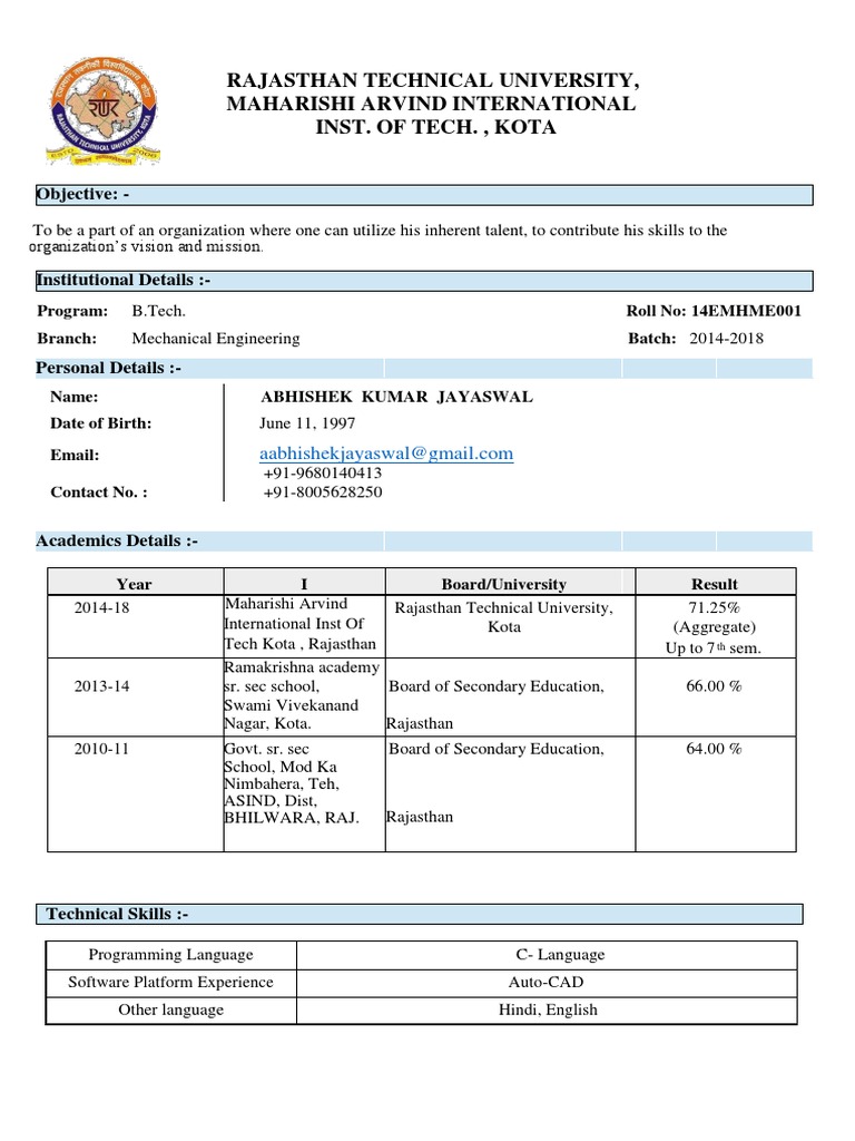 Abhishek Resume | PDF