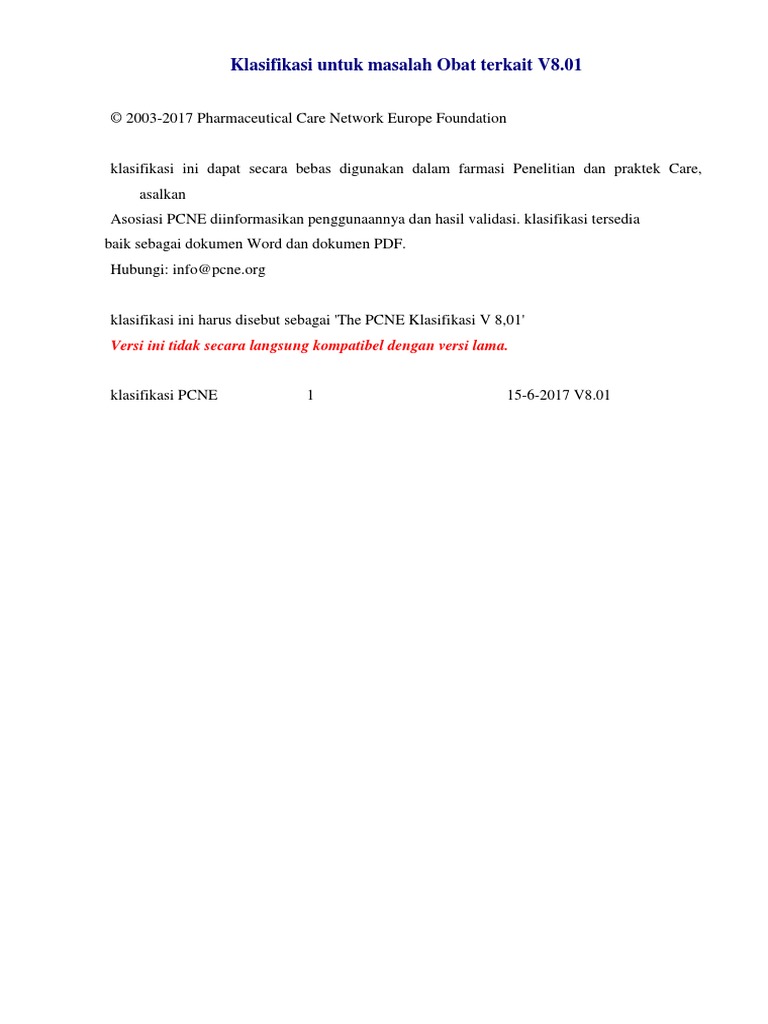 215 PCNE Classification V8-01.en - Id | PDF