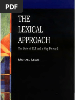 Lewis Michael The Lexical Approach | PDF
