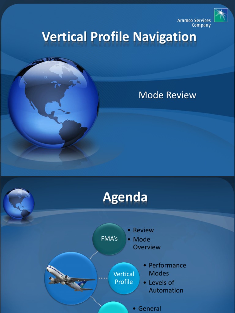 Vertical Profile Navigation: Mode Review | PDF | Aerospace Engineering ...