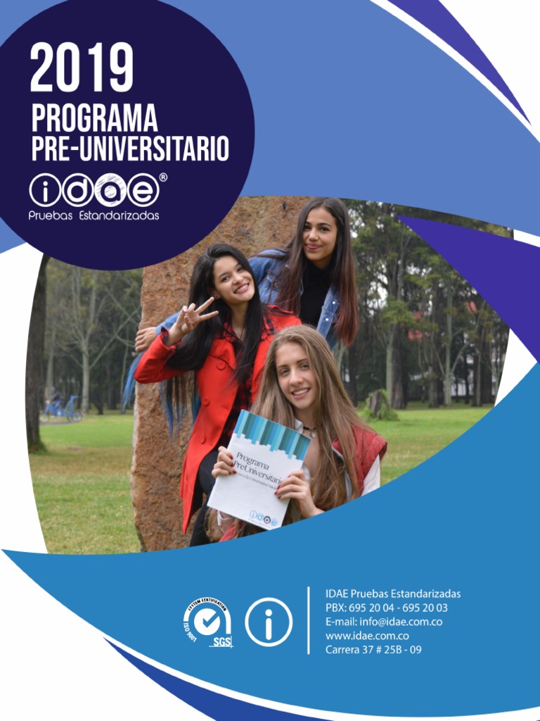 IDAE Programa 2019 | PDF | Prueba (evaluación) | Biología