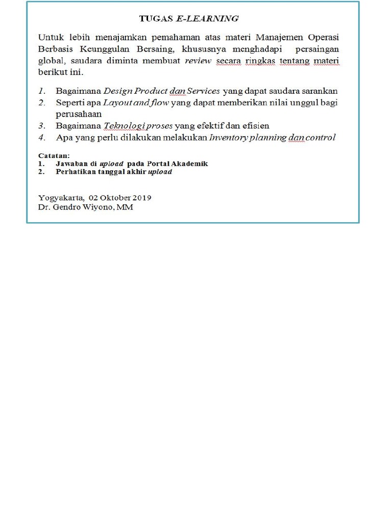 Manajemen Operasional Nigel Slack | PDF