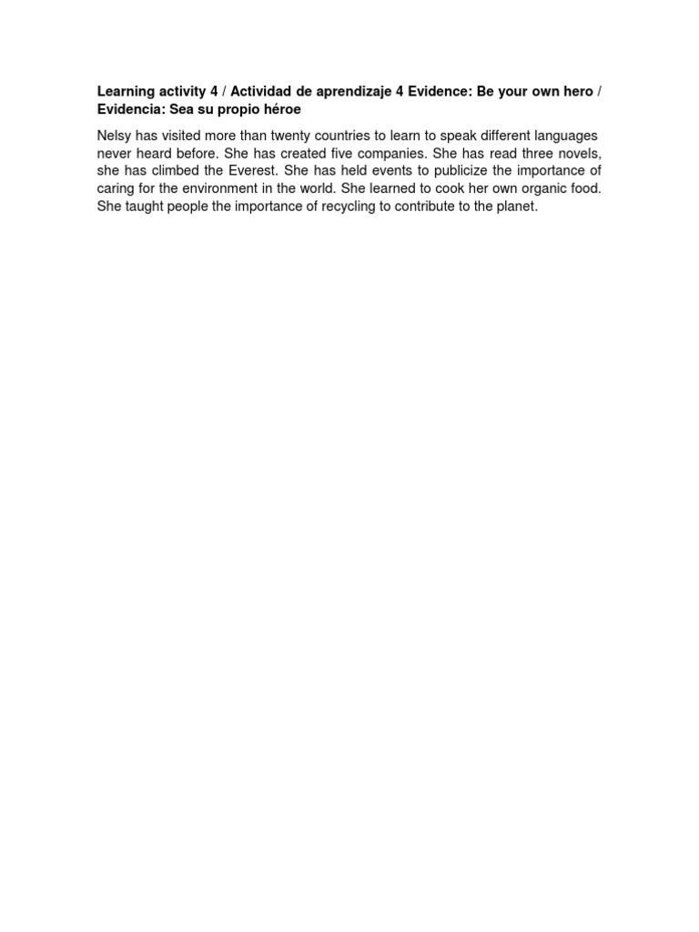 Learning Activity 4 Pdf