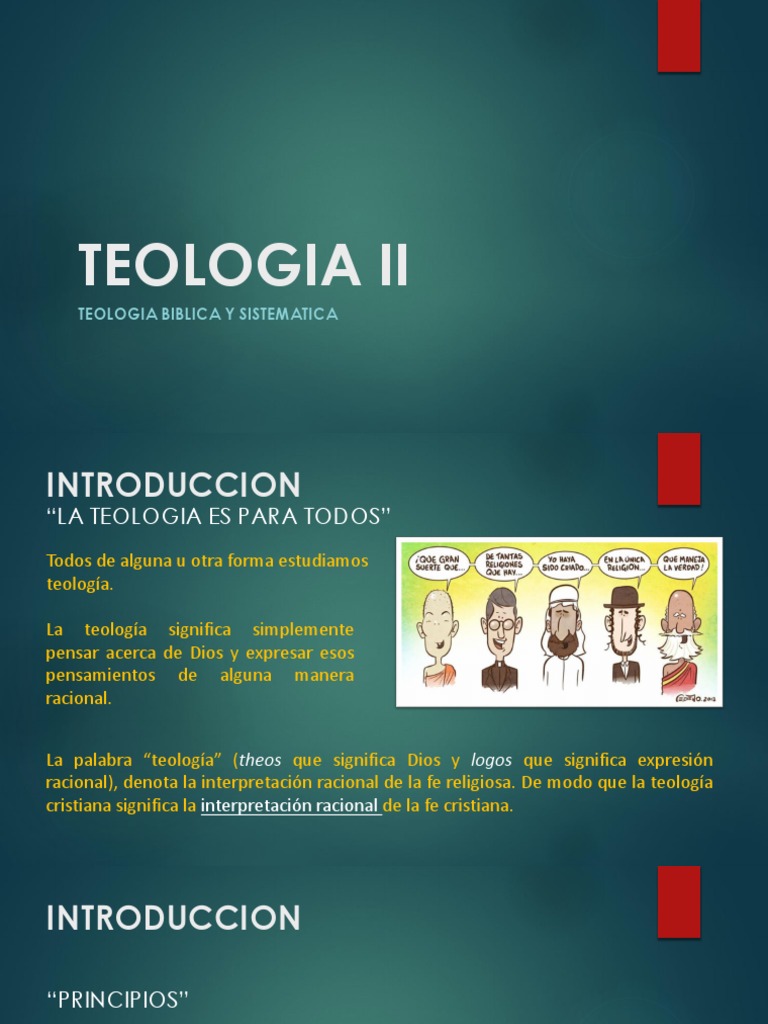 Teología II: Conocimiento de Dios | PDF | Arca de Noé | Biblia