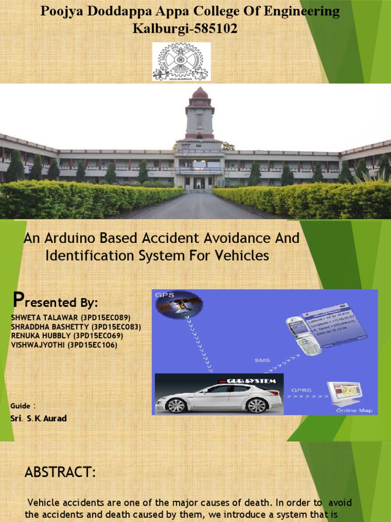 2 An Arduino Based Accident Avoidance and Identification System 2 | Download Free PDF ...