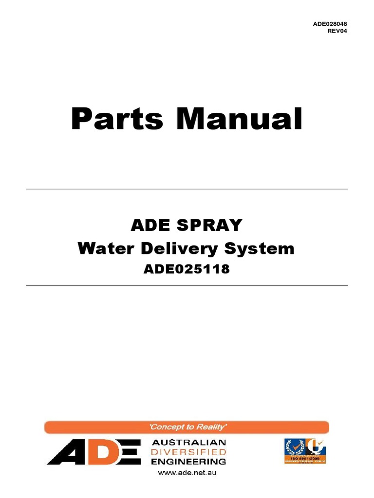 ADE028048rev04 Parts | PDF | Washer (Hardware) | Truck
